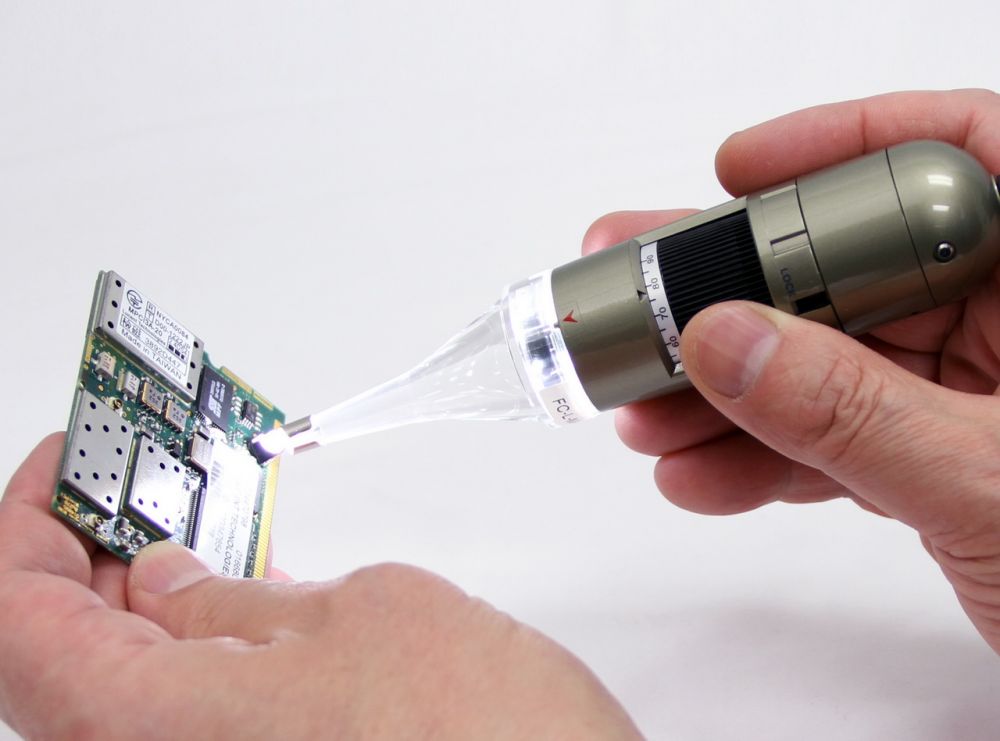 AD4113TL 20x~92x LWD Handheld Digital Microscope & FCMA1 90 Degree ...