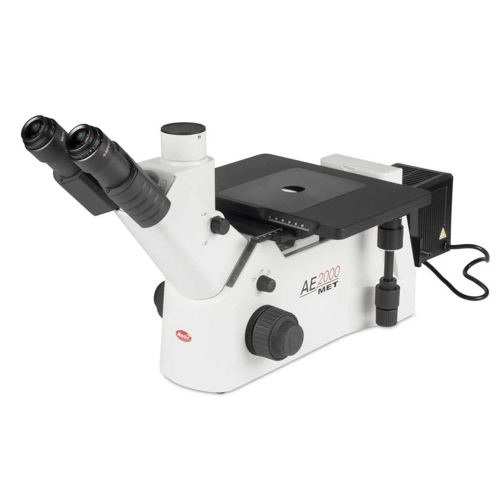 AE2000MET Inverted Trinocular Metallurgical Microscope - Microscope.com
