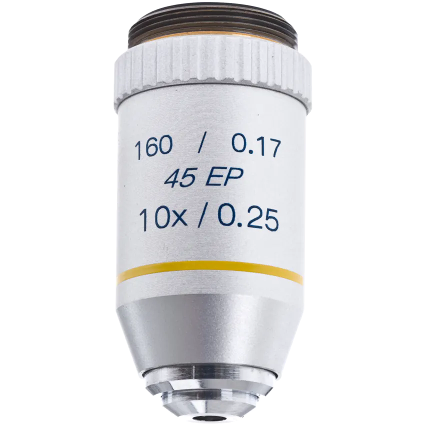 microscope objective lens types