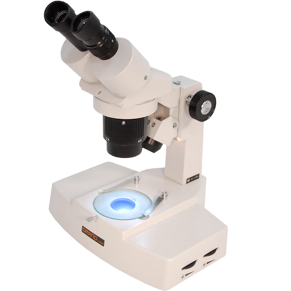 OM4724 Dual-Power 20X / 40X Stereo Microscope - Microscope.com