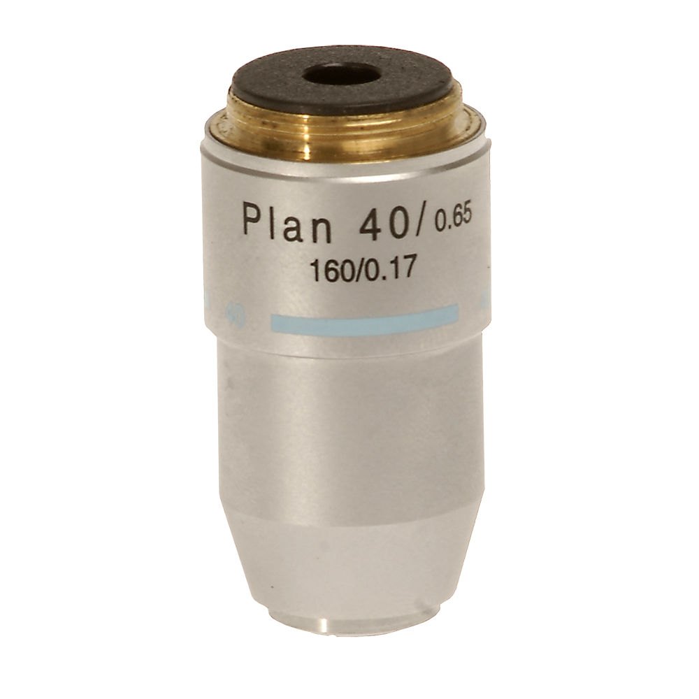 Plan Achromatic Objective, 40X, spring - Microscope.com